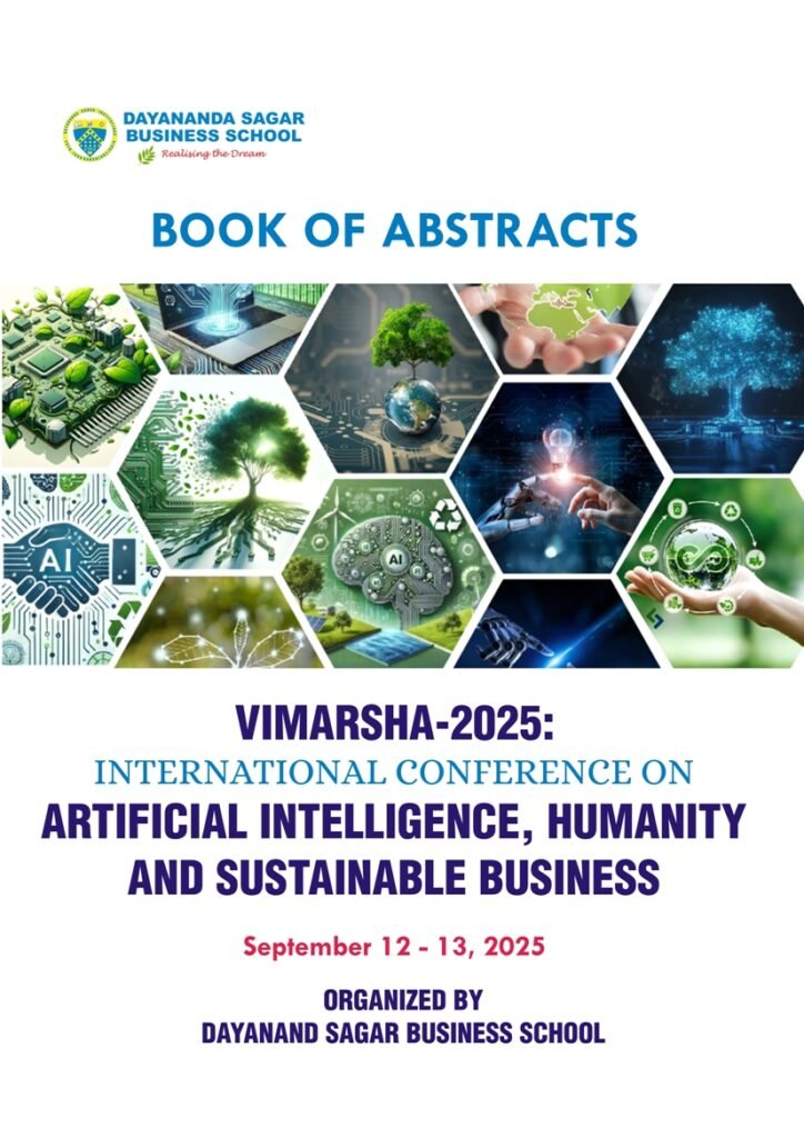 Vimarsha-2025: International Conference on Artificial Intelligence, Humanity and Sustainable ...